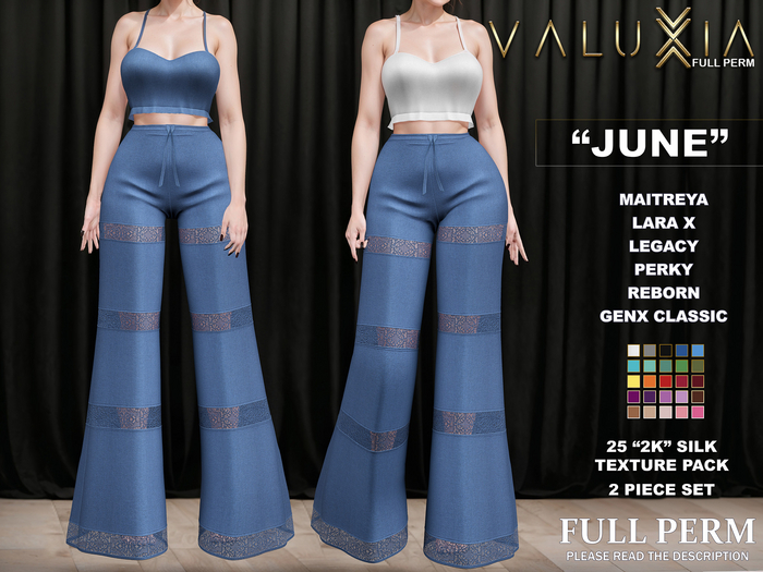 Second Life Marketplace - VALUXIA[FP] - June 2K TEXTURE PACK FULL PERM
